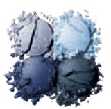 Avon True Color Eyeshadow Quad Denim Blues | Beauty2Makeup